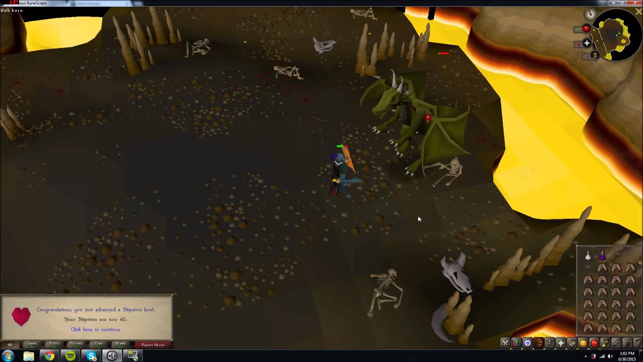 OSRS Dragon Slayer Kill and quest turn in - YouTube