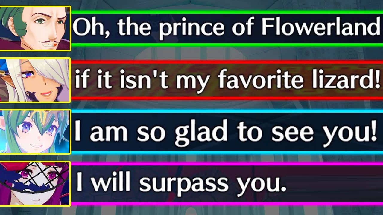 Fire Emblem Engage - All Unique Battle Quotes & Dialogues - YouTube