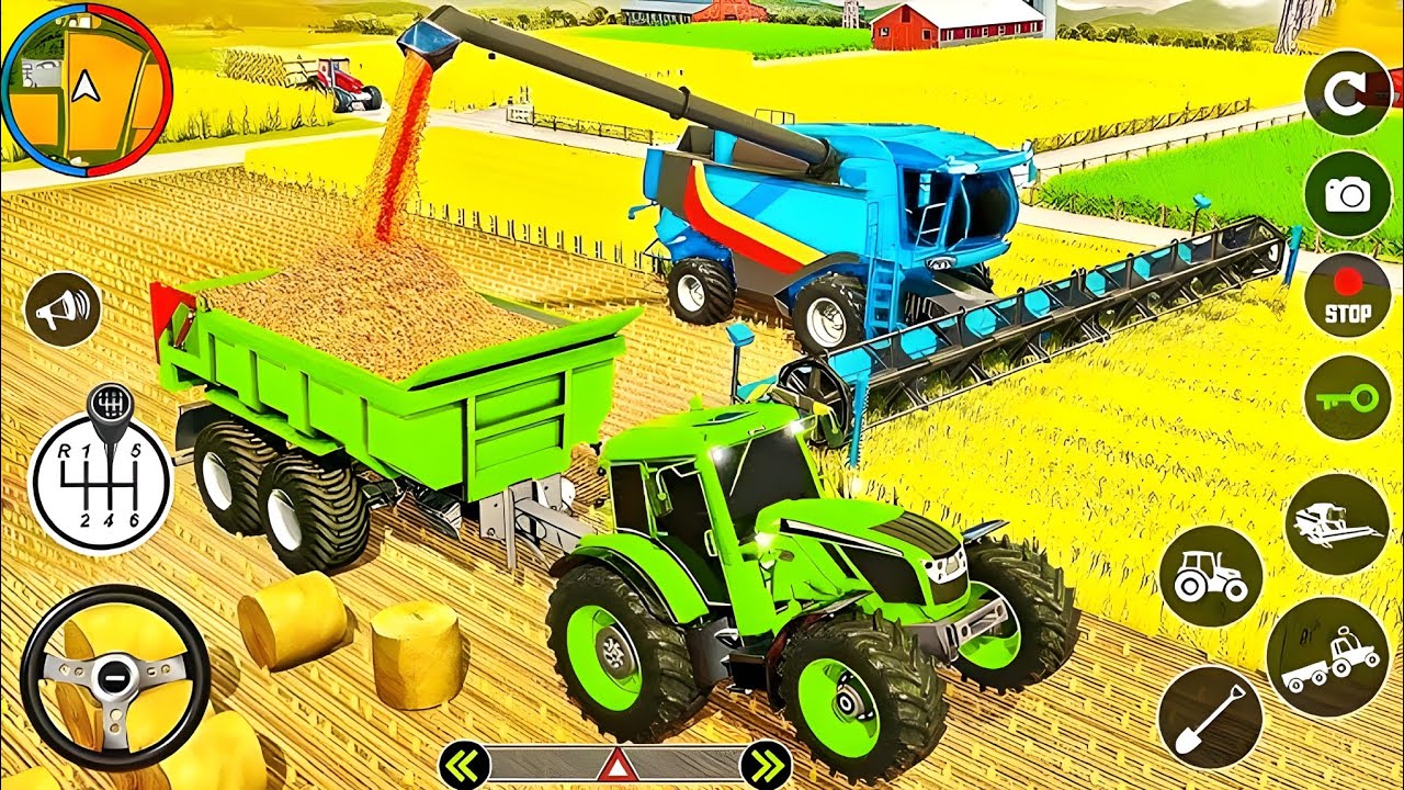 Modern Tractor Farming Driving Simulator 3D - Best Farming Games ...