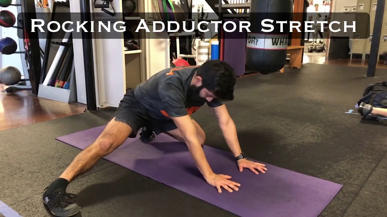 Rocking Adductor Stretch - YouTube