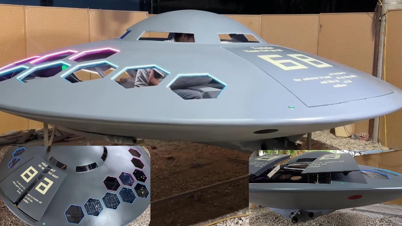 Real-Life UFO Successfully Built – Here’s How He Did It! - YouTube