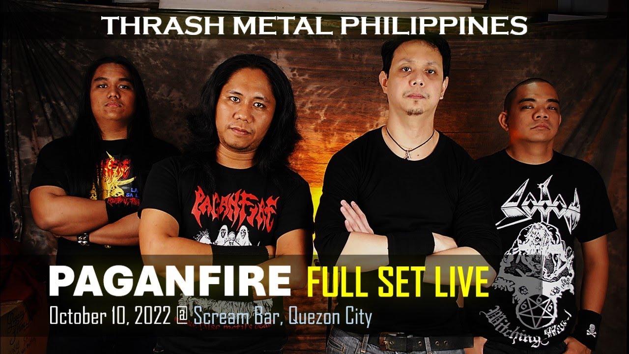 [4K HDR] PAGANFIRE | FULL SET LIVE @ SCREAM BAR | THRASH METAL FROM ...