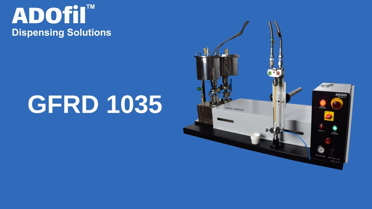 Two Part Adhesive Mixing&Dispensing Machine - YouTube