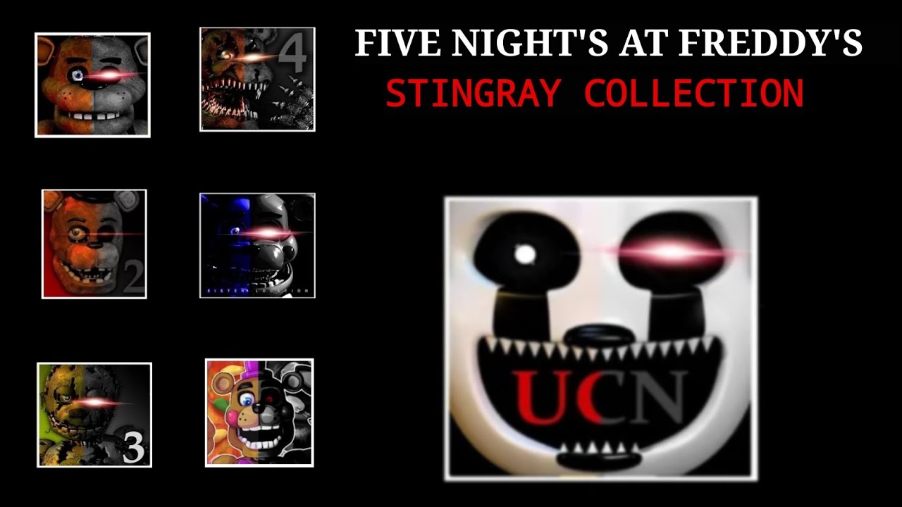Five Night's at Freddy's 1 - UCN Stingray Collection | FNAF Virus Games ...
