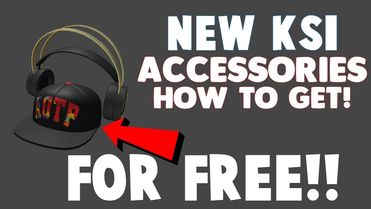 FREE ACCESSORIES! HOW TO GET Golden Headphones & AOTP Hat! (ROBLOX KSI ...