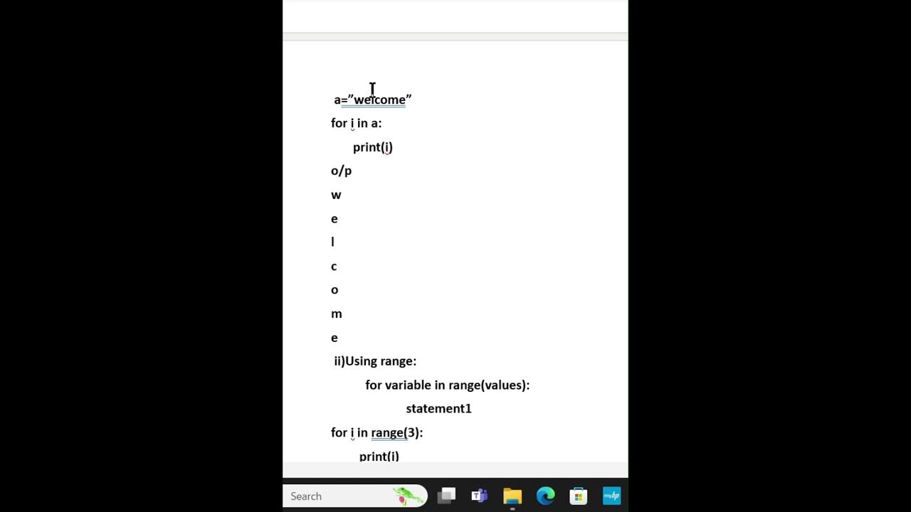 For Loop Syntax Programmingpythonforbeginnerscodingshortspython3pythontutorialshort
