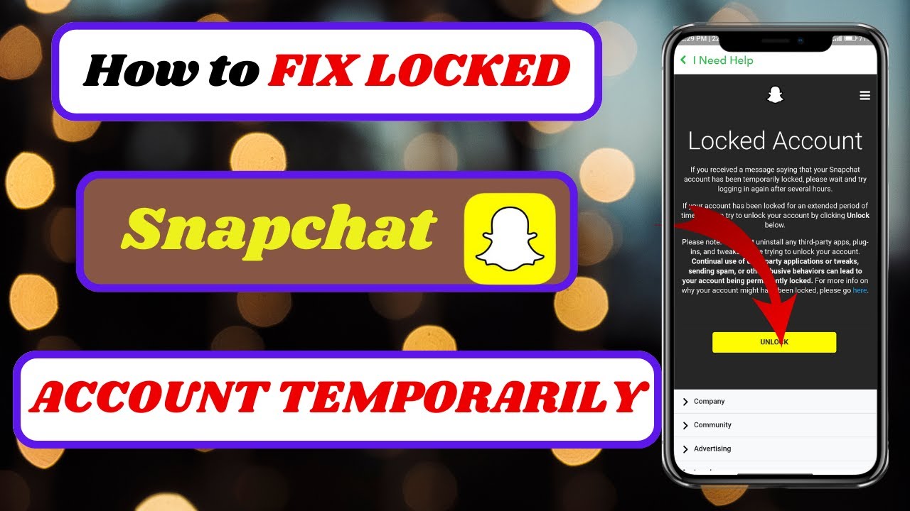 Snapchat Account Temporarily Locked? Learn Quick Solutions - YouTube