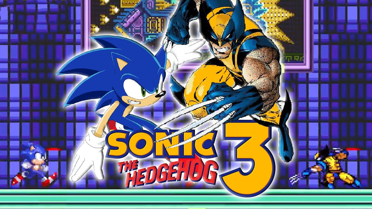 Sonic vs Wolverine | Mod Sonic 3 A.I.R | Multiverso Sonic - YouTube