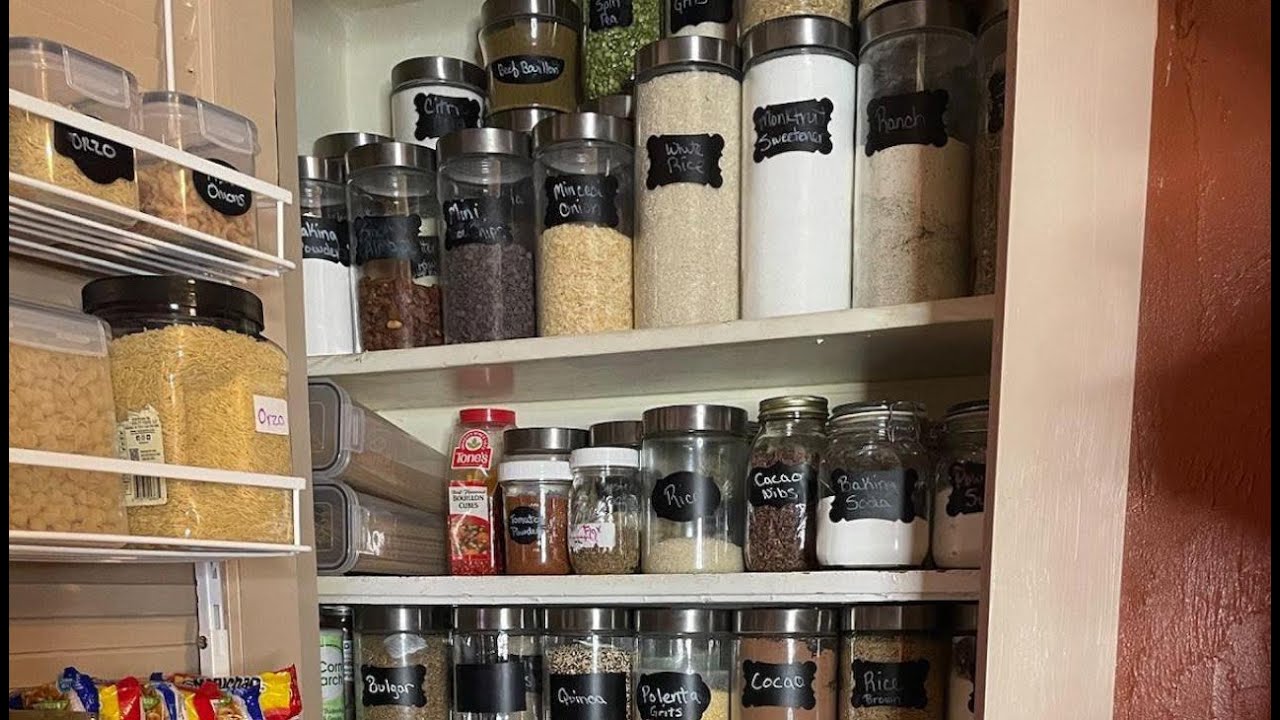 Pantry Tour of Dry Goods & Bulk Items - YouTube