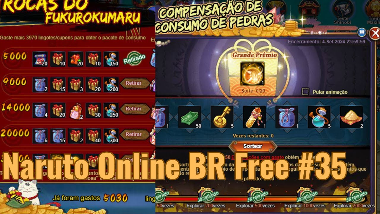 Jornada Naruto Online Br (#35 Furukumaru e Pedras) - YouTube