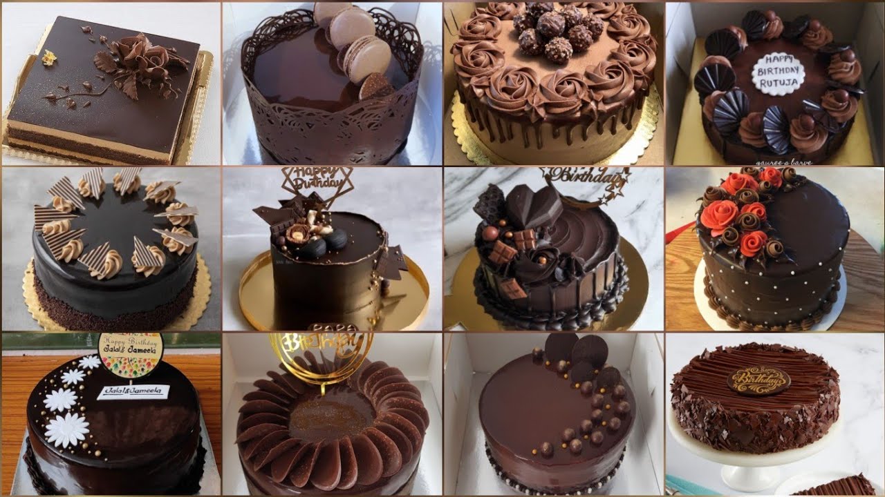VERY BEAUTIFUL & EASY CHOCOLATE CAKES || Chocolate Cake Decorating ...