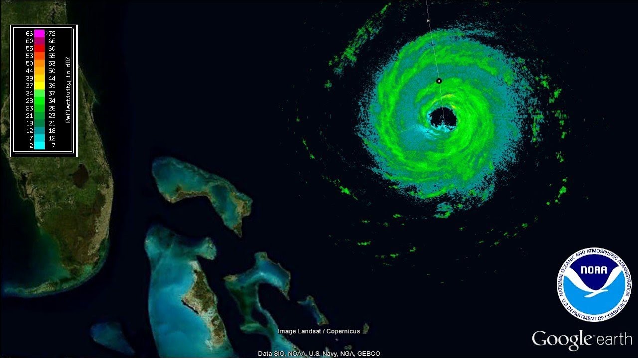 Maria - NOAA P-3 Radar - Mission 18 - Sep. 24, 2017 (Morning) - YouTube