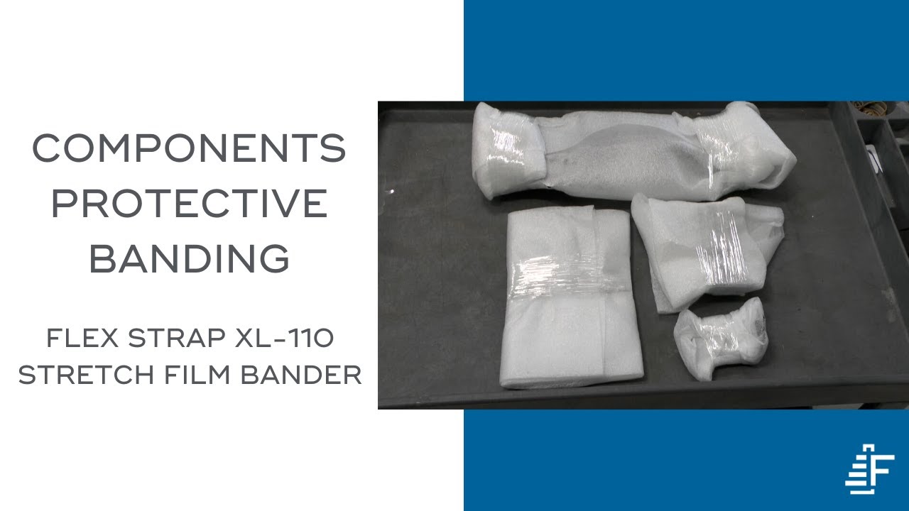 Components Protective Wrapping Flex Strap XL-110 Stretch Film Banding ...