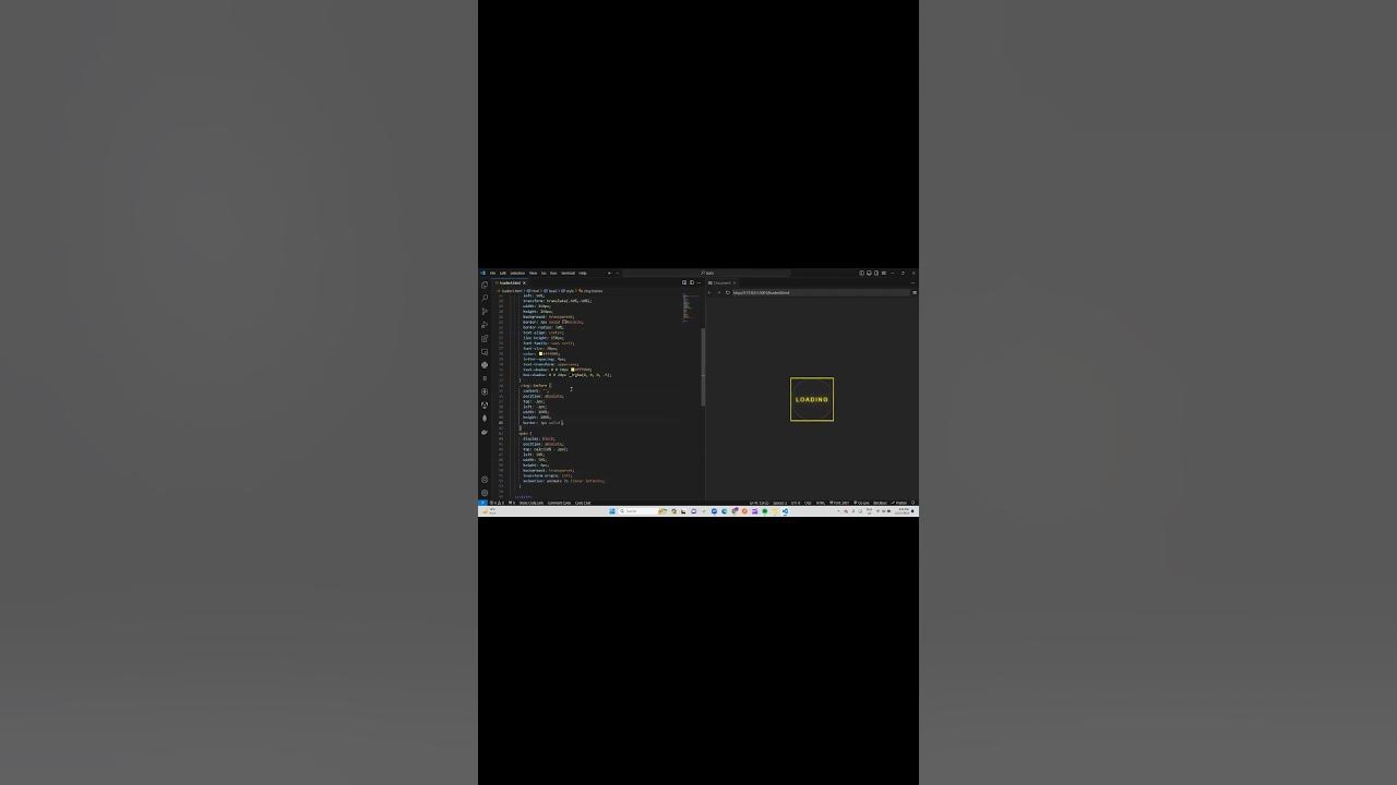 Creating A Loader Using Html Csspart 3 Css Webdevelopment Html Codingtutorialwebdesign