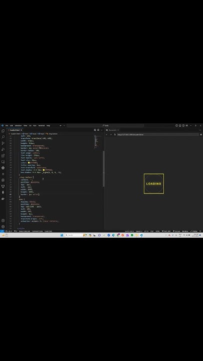 Creating A Loader Using Html Css Part 3 Css Webdevelopment Html Codingtutorial Webdesign
