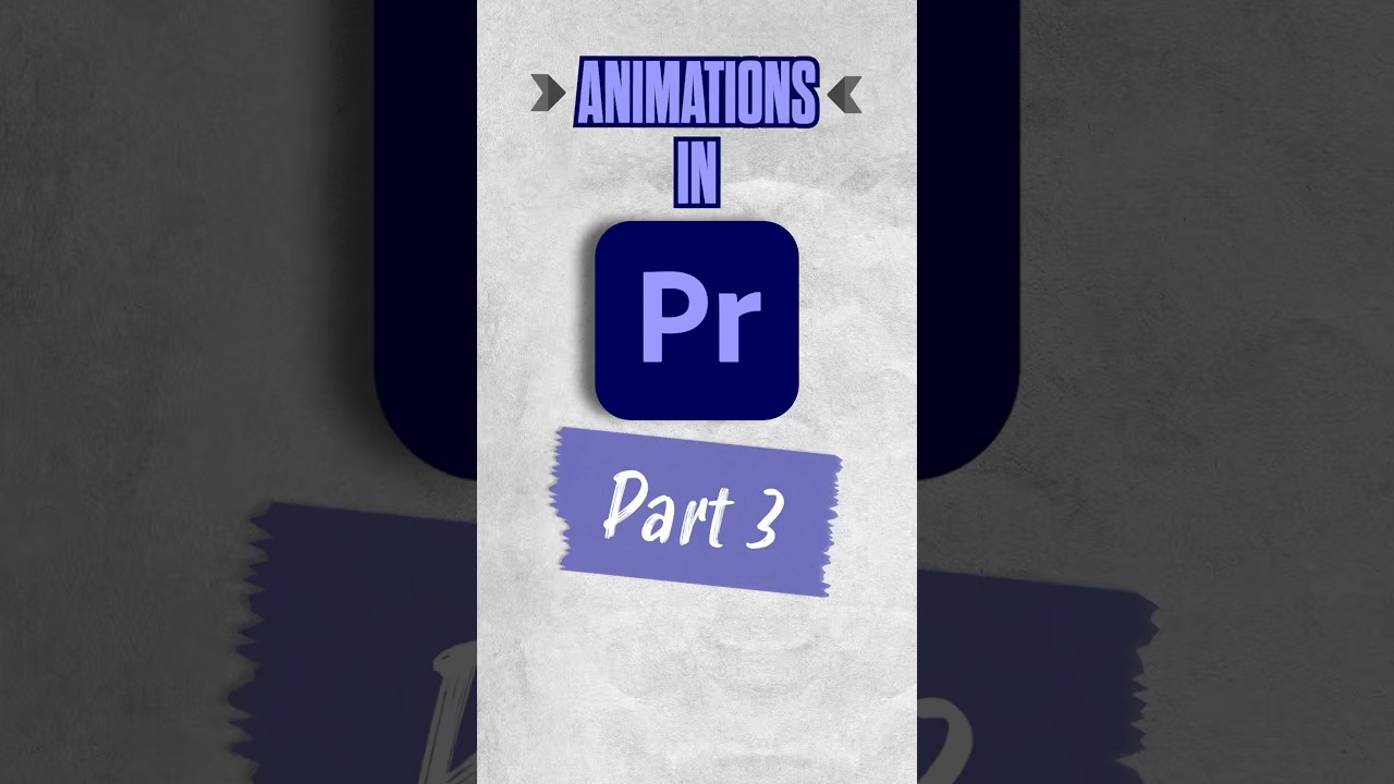 How To Animate In Premiere Pro Part 3 youtubeshorts YouTube How To Animate In Premiere Pro Part 3 youtubeshorts YouTube