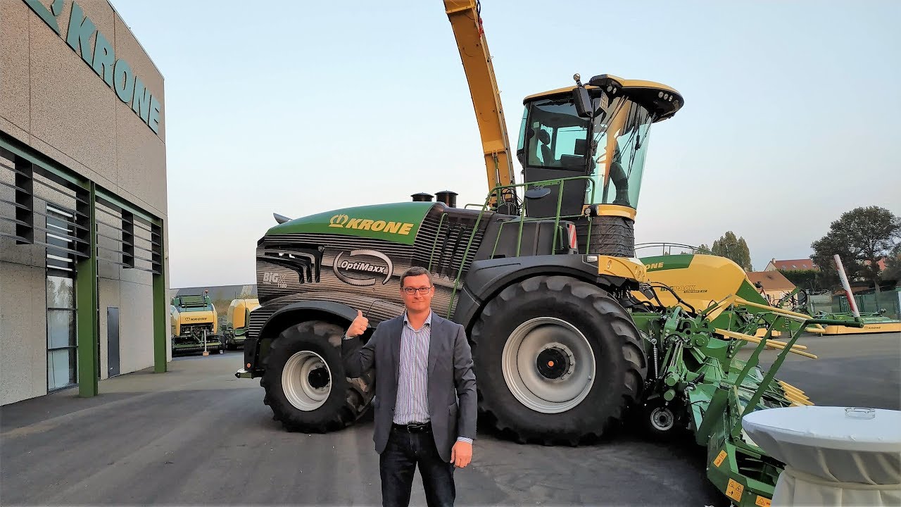 Обзор Krone BigX 1180 НАЙПОТУЖНІШИЙ Кормозбиральний Комбайн // Biggest ...