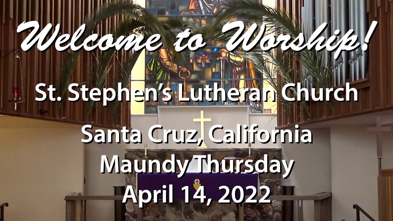 Maundy Thursday 14th April - Live stream - YouTube