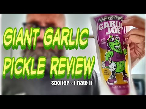 Van Holten's Garlic Joe pickle - YouTube