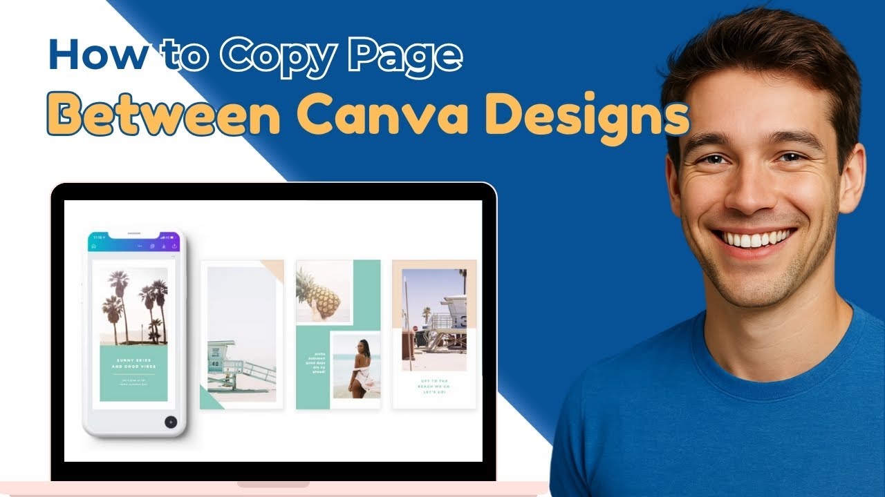How to Copy Pages Between Your Canva Designs (Quick Guide) - YouTube