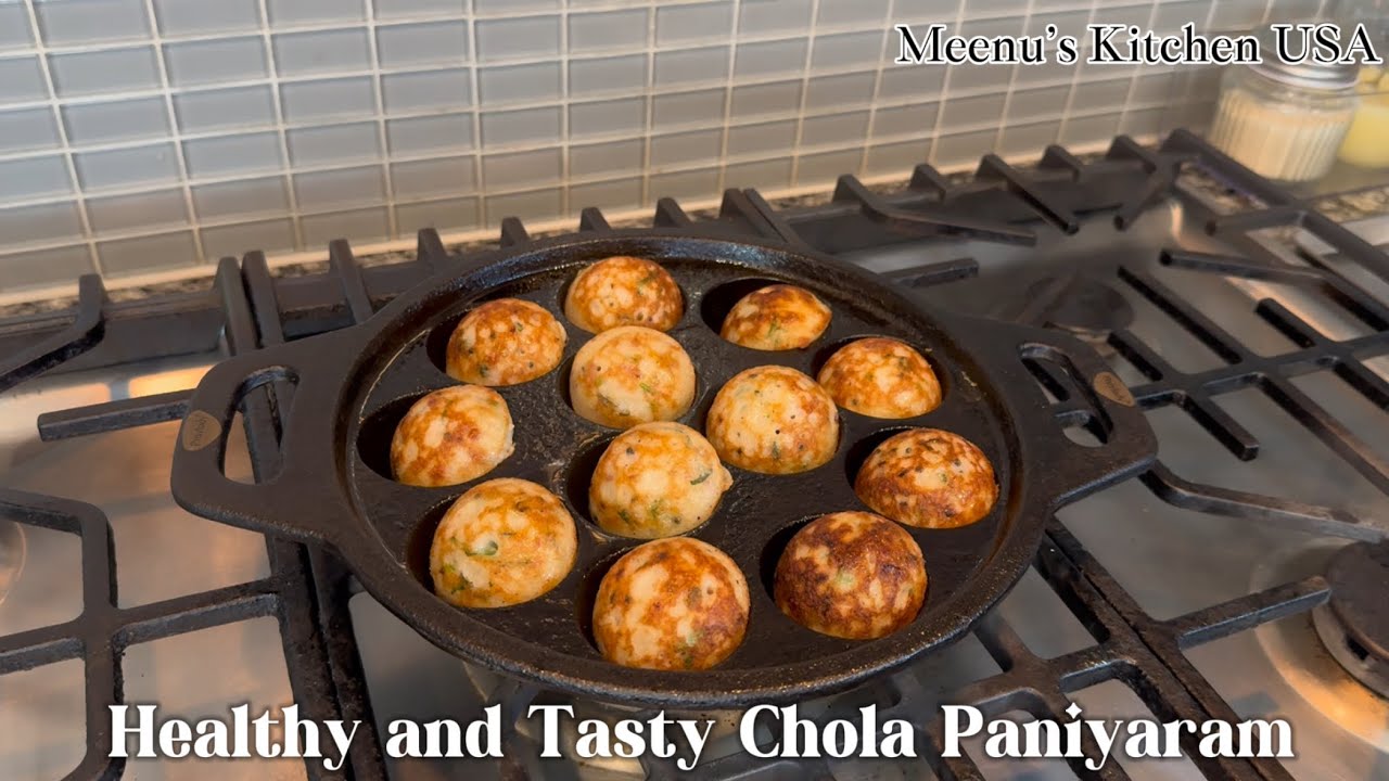 Healthy & Tasty Cholam / Sorghum Paniyaram | High Protein | Perfect ...