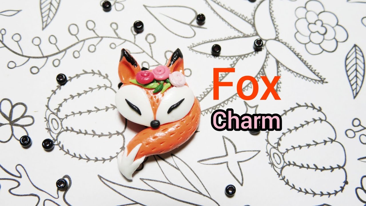Fox Charm/ Pendant. Polymer Clay Jewellery Tutorial @beprettyme - YouTube