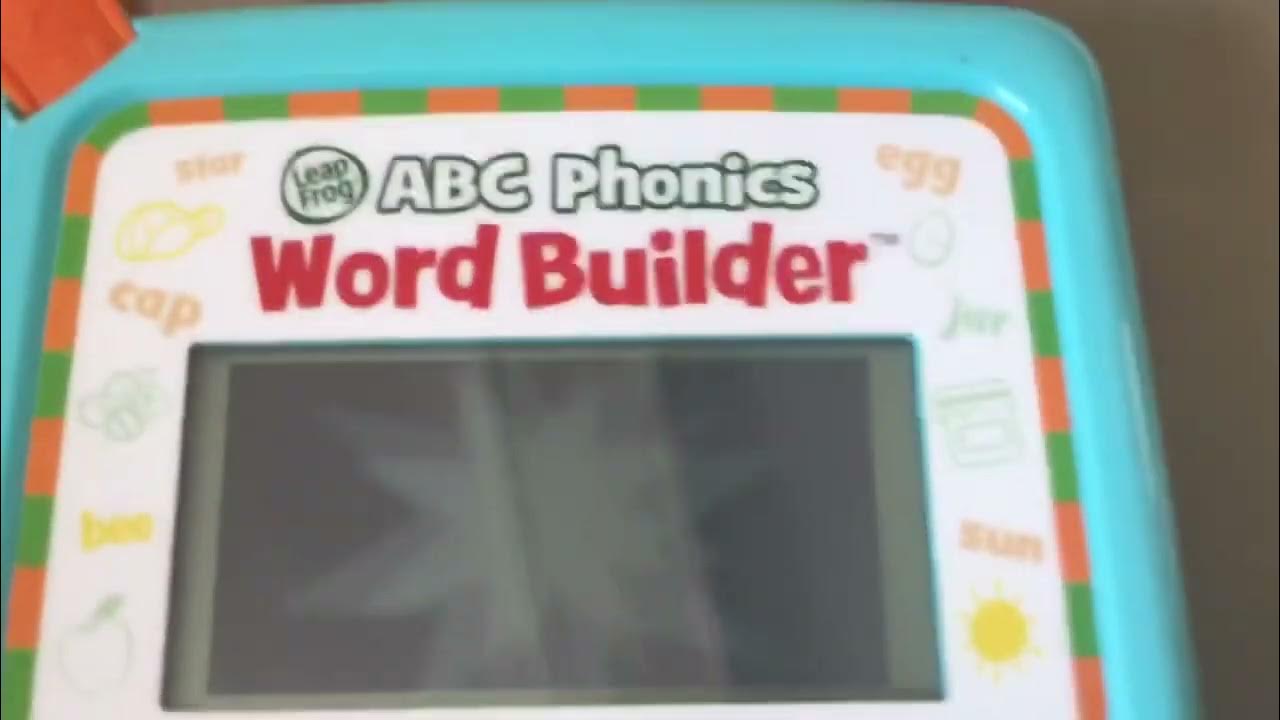 leapfrog abc phonics word builder on low batteries - YouTube