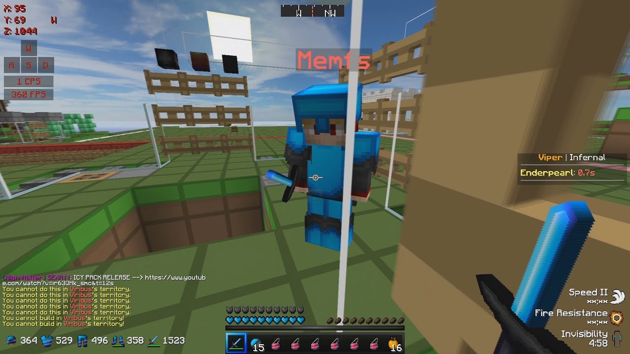 running into every base I see... *1 hour special* | Minecraft HCF - YouTube