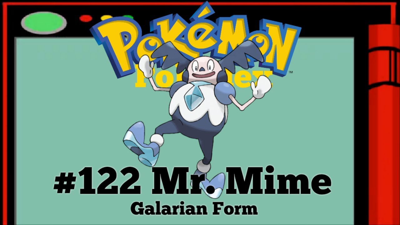 Pokédex - #122 Mr. Mime (Galarian Form) - YouTube
