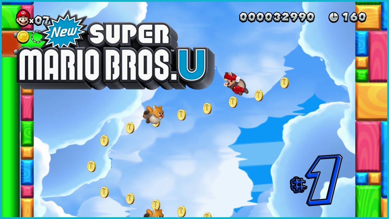 New Super Mario Bros U (Single-Player) - Episode 1 - YouTube