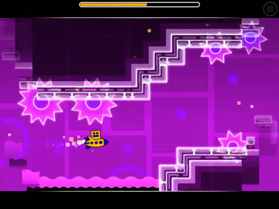 Geometry Dash level 13 - Electroman Adventures - YouTube