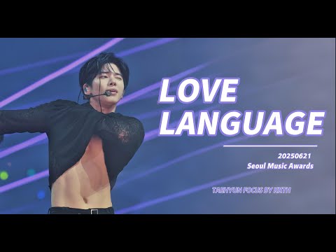 [4K] 250621_SMA TXT TAEHYUN FANCAM_Love Language