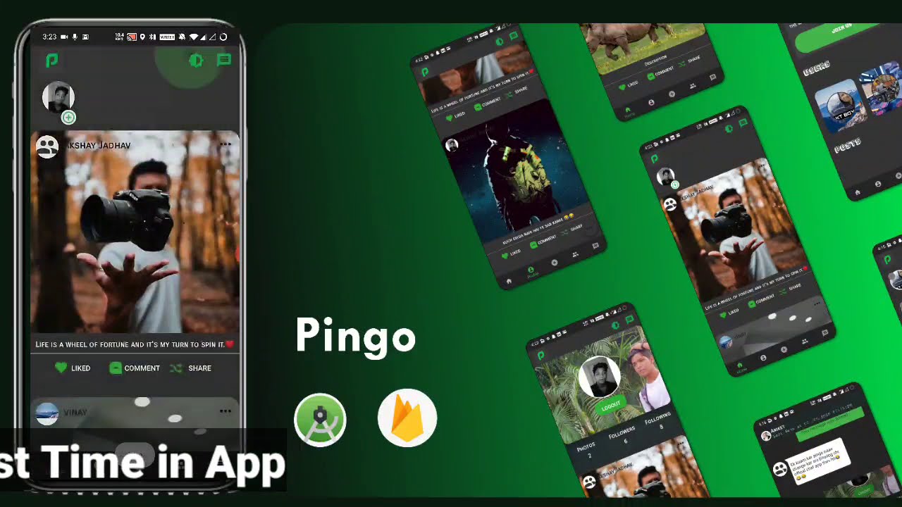 Pingo App | Social Media Application | Android Studio | Firebase - YouTube