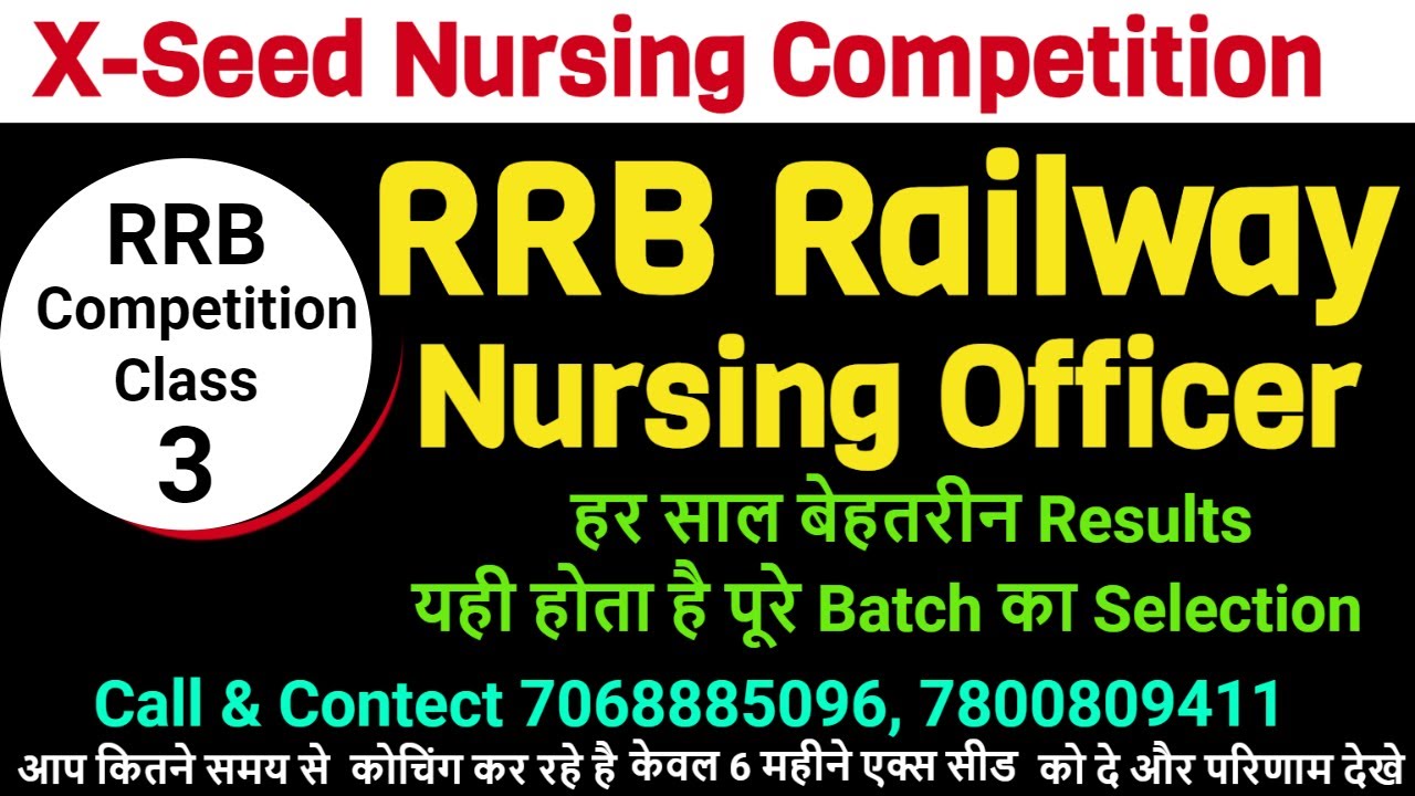 केवल ये देख लो महत्वपूर्ण RRB Important PYQ ll RRB Nursing Recruitment ...