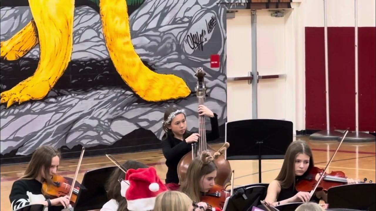 Canfield middle school advanced orchestra playing themes from La La ...