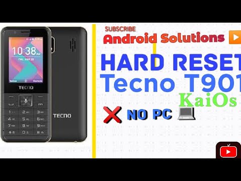 How to Hard Reset Tecno T901 - YouTube