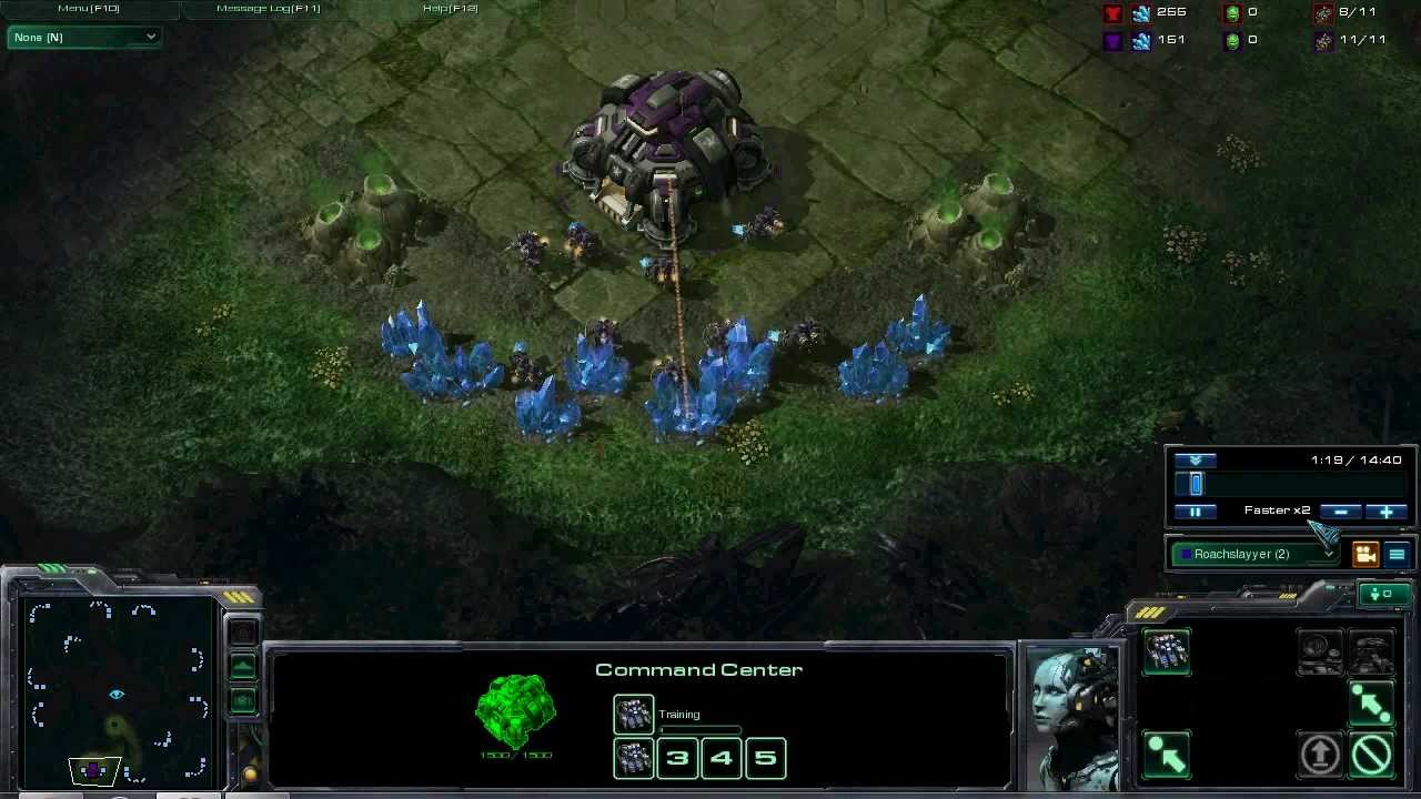 StarCraft 2: Terran: Marine marauder Medivac rush HD - YouTube