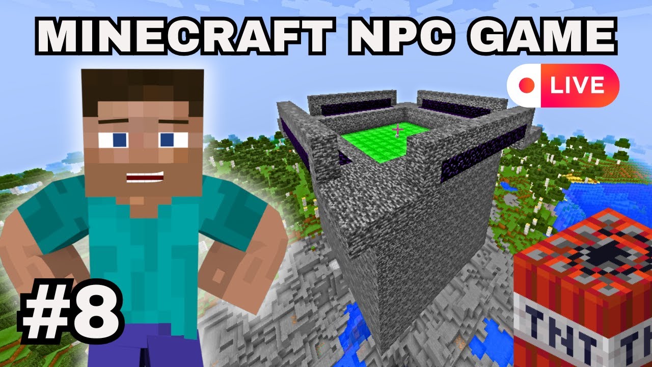 Minecraft NPC game! Live #8 - YouTube