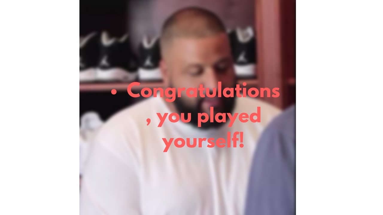 Congratulations, You Played Yourself. - YouTube
