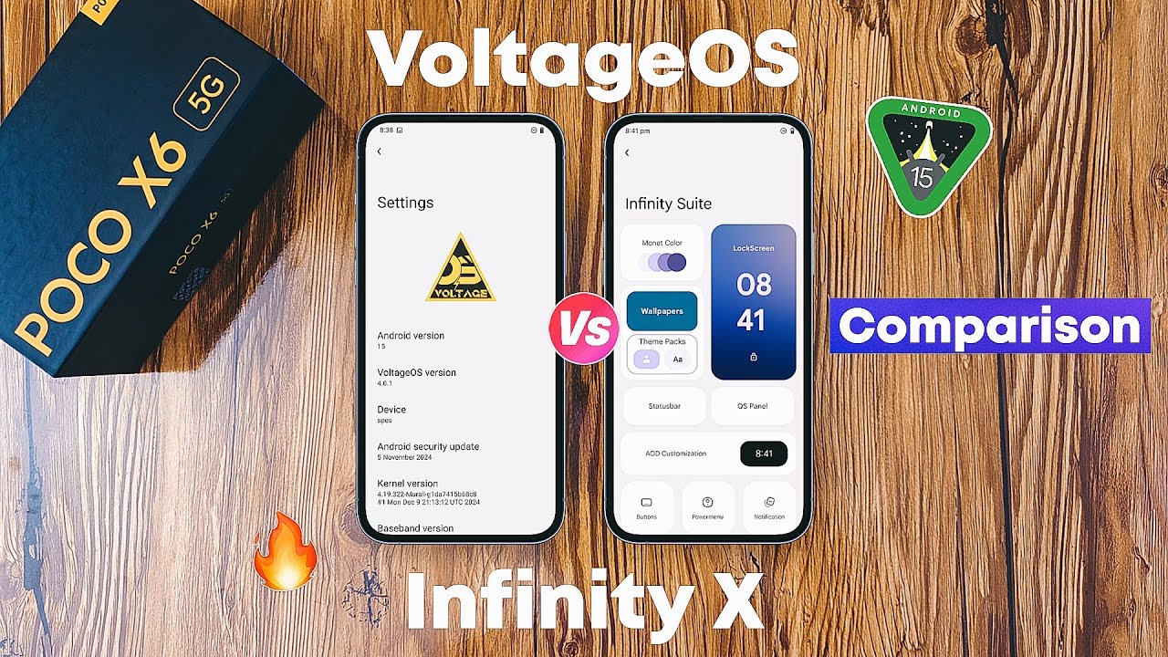 ⚡VoltageOS vs Infinity X Comparison - New Ui & Features - YouTube