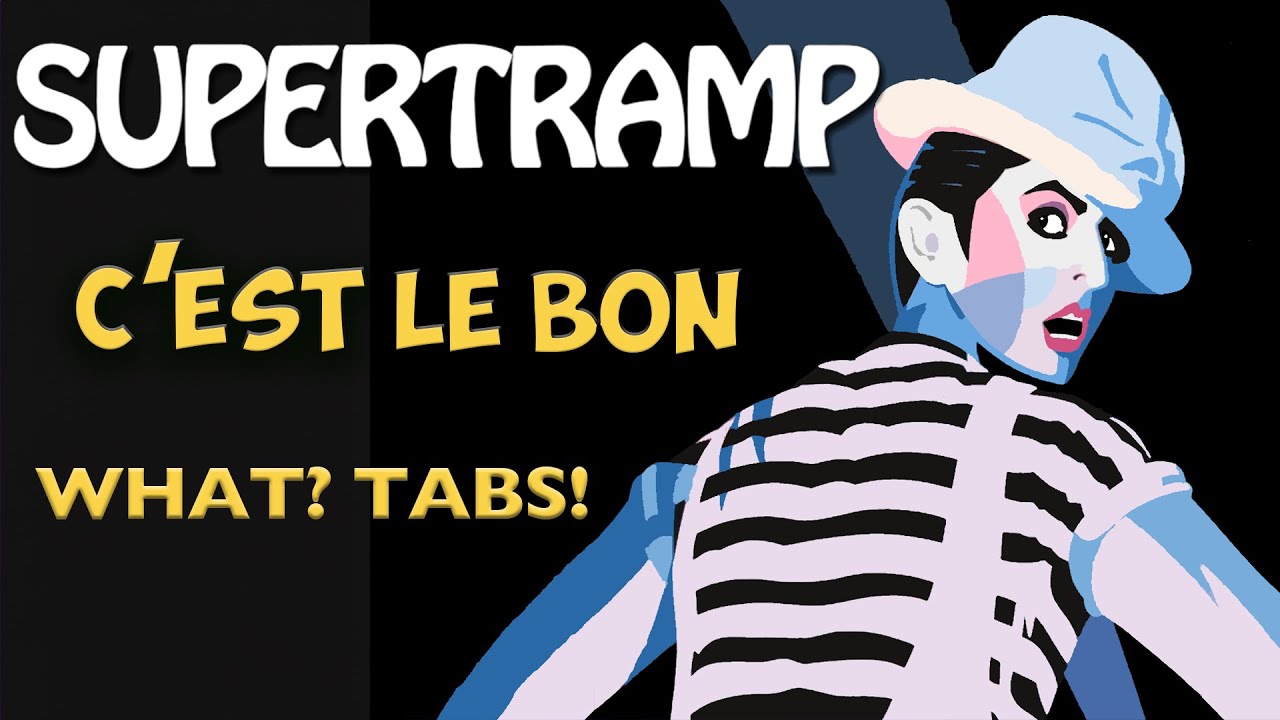 Supertramp - "C'est Le Bon" - Guitar Tab mastering - YouTube