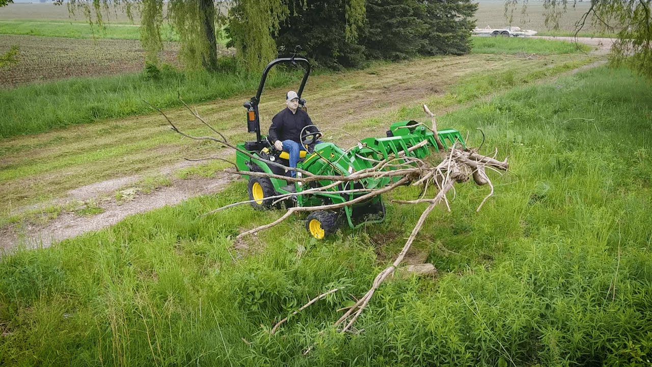 HLA Attachments - Light Duty Root Rake - YouTube