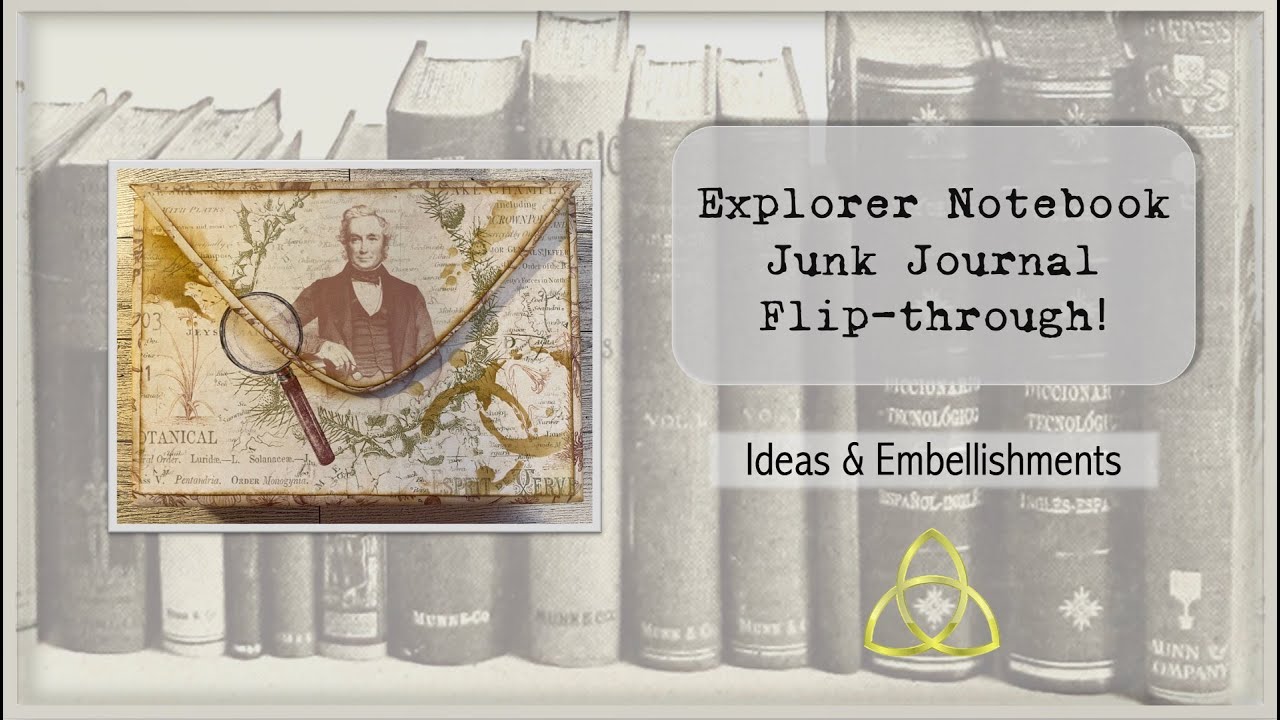 Explorer Notebook Junk Journal Flip-through! - YouTube