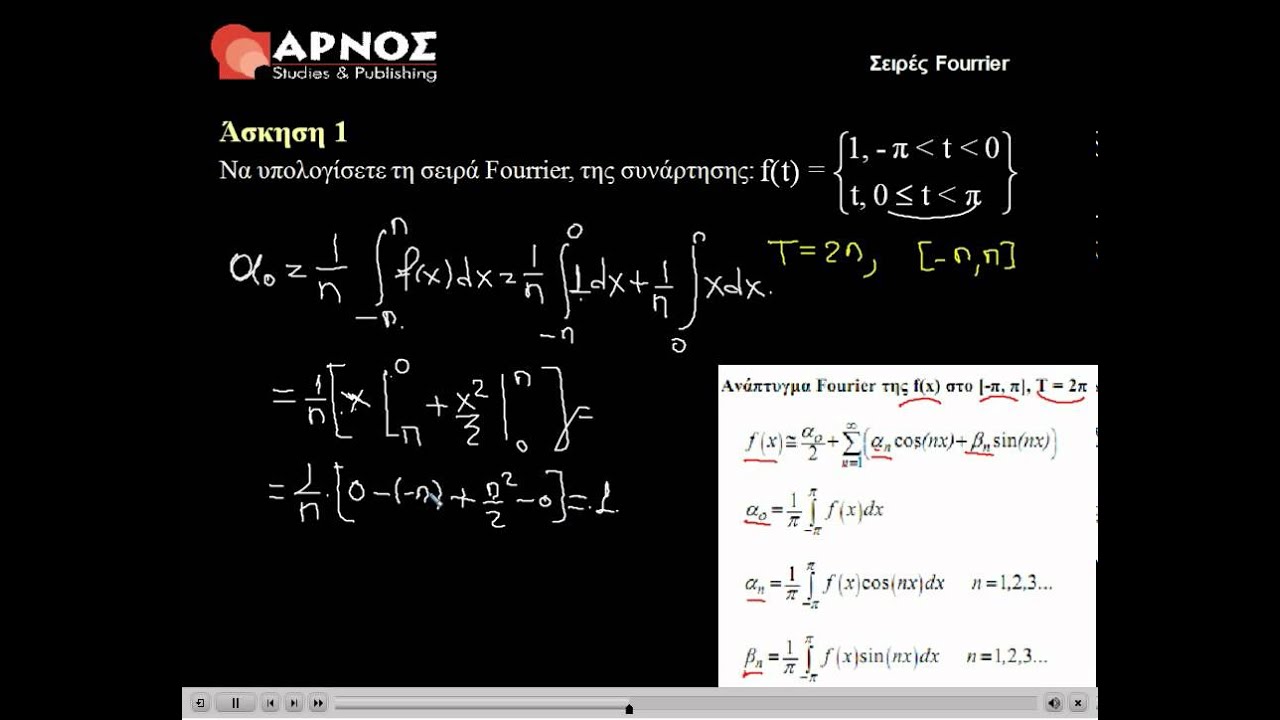 Σειρές: Αναπτύγματα Taylor, Fourier ΕΜΠ - ΑΕΙ - ΤΕΙ - ΕΑΠ - YouTube