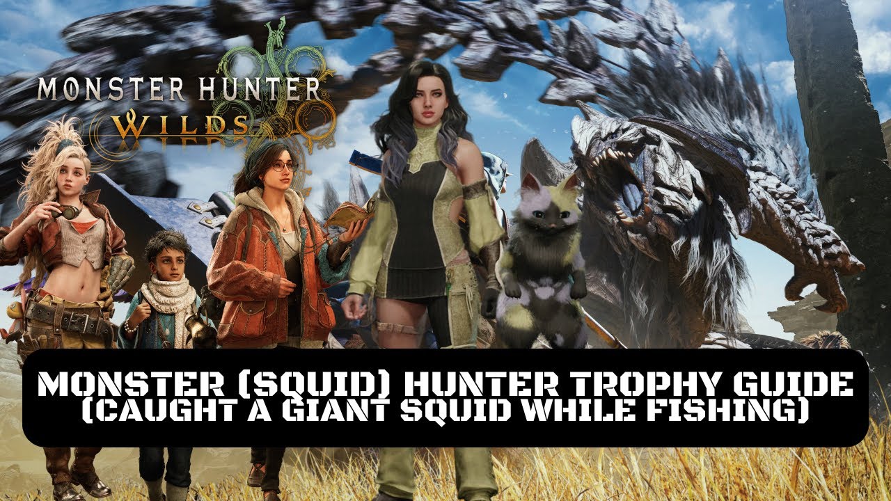 Monster Hunter Wilds Monster (Squid) Hunter Trophy Guide (Caught a ...