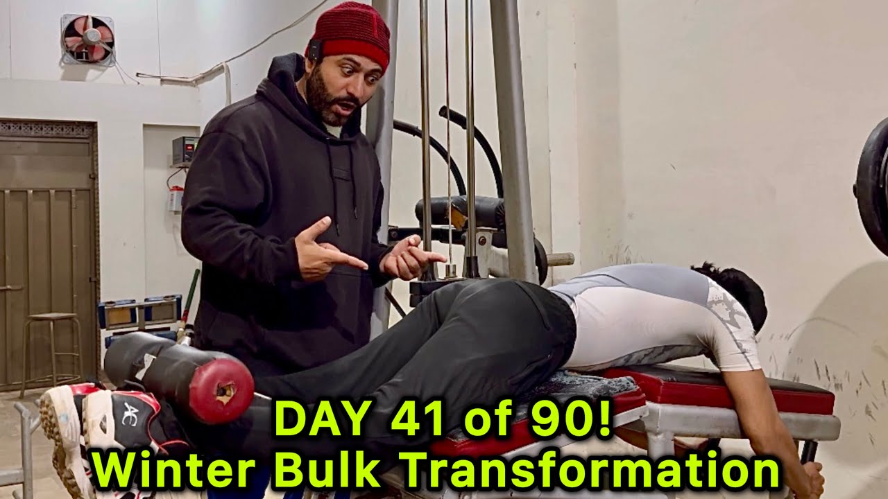 Winter Bulk Day 41 - Legs Day Of Natural Bodybuilding 90 Day Bulk ...