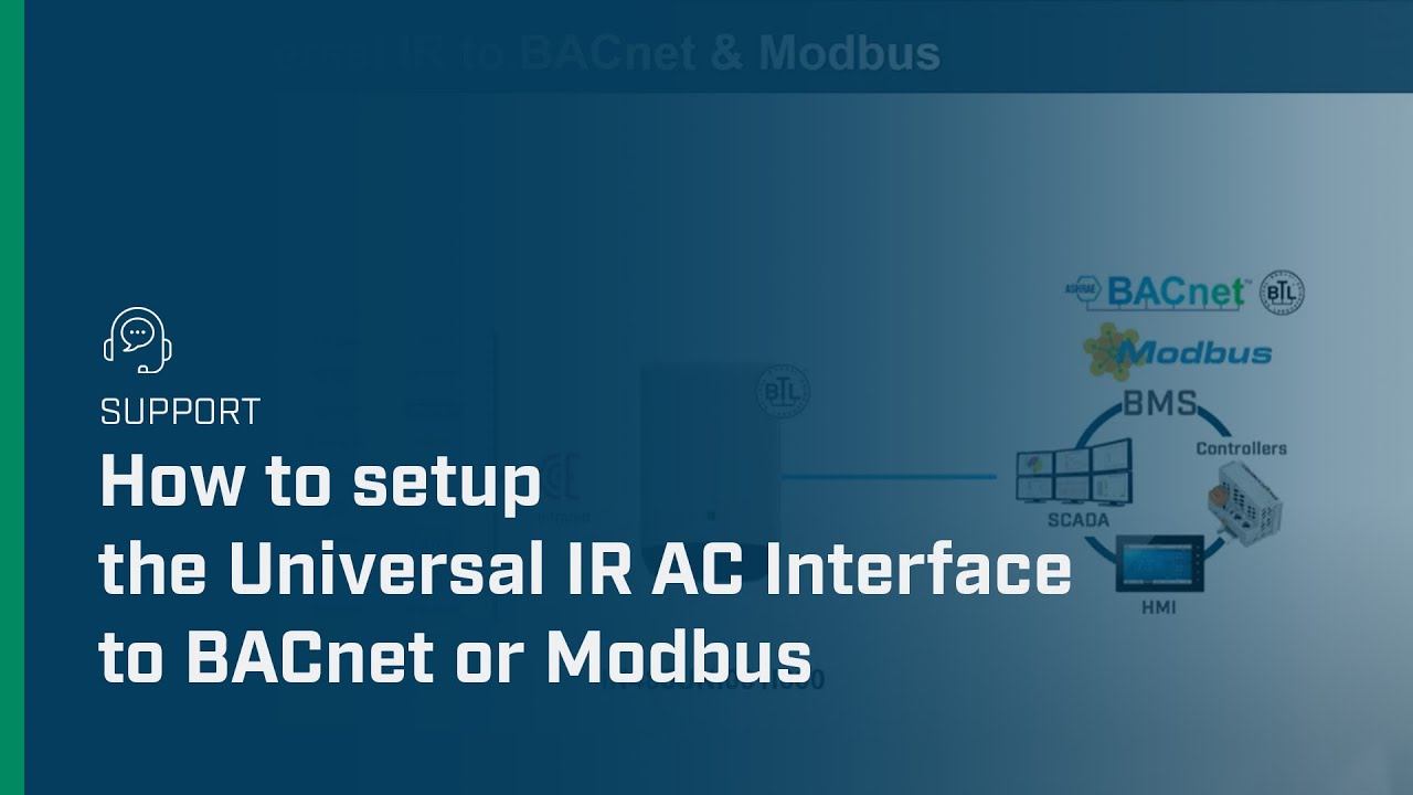 How to setup the Universal IR AC Interface to BACnet or Modbus ...