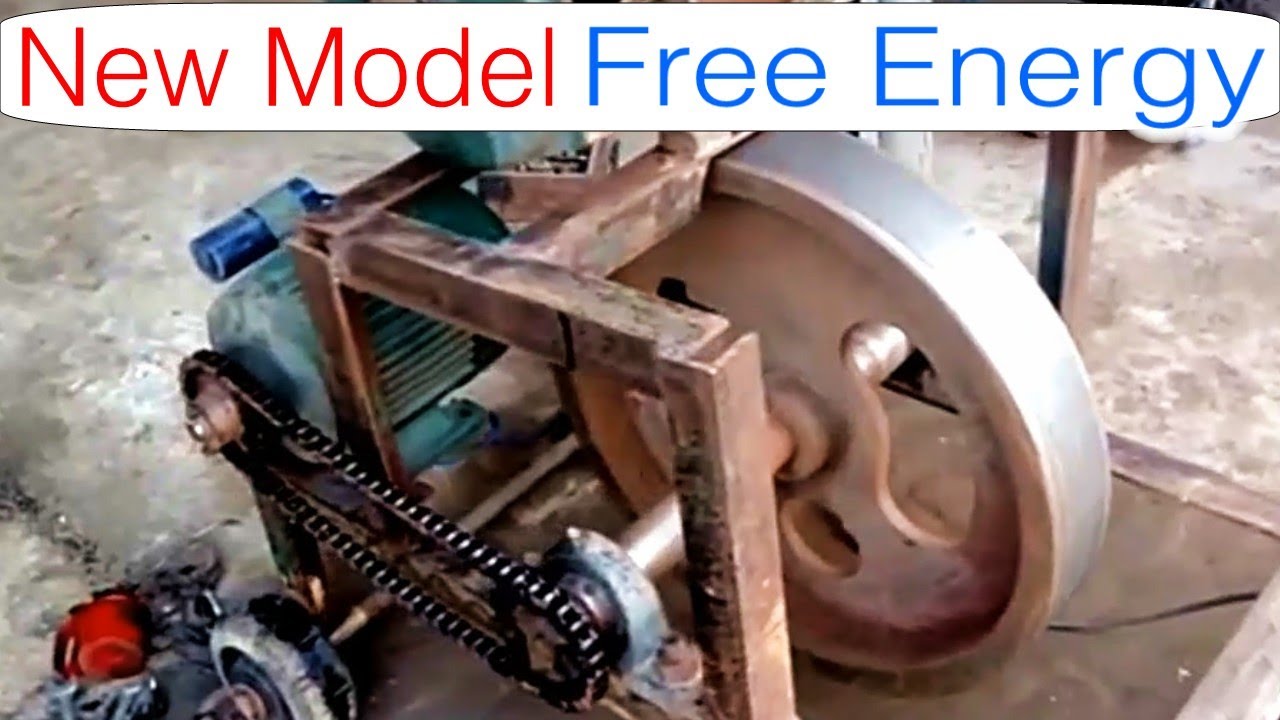 New Model Flywheel Free Energy Generator - YouTube