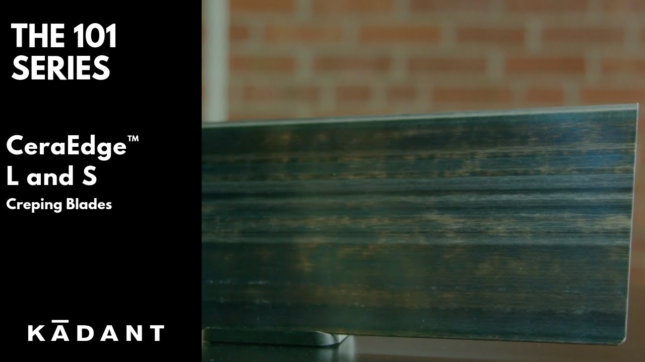 CeraEdge™ L and S Creping Blades - The 101 Series - YouTube