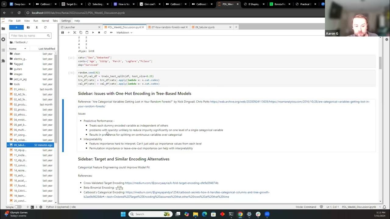 Practical Deep Learning for Coders: Random forests (pdl01 6) - YouTube